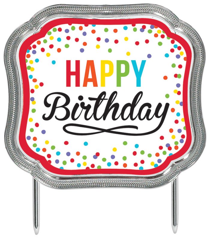 Happy Birthday Photo Frame Cake Toppers Free Printables - Infoupdate.org